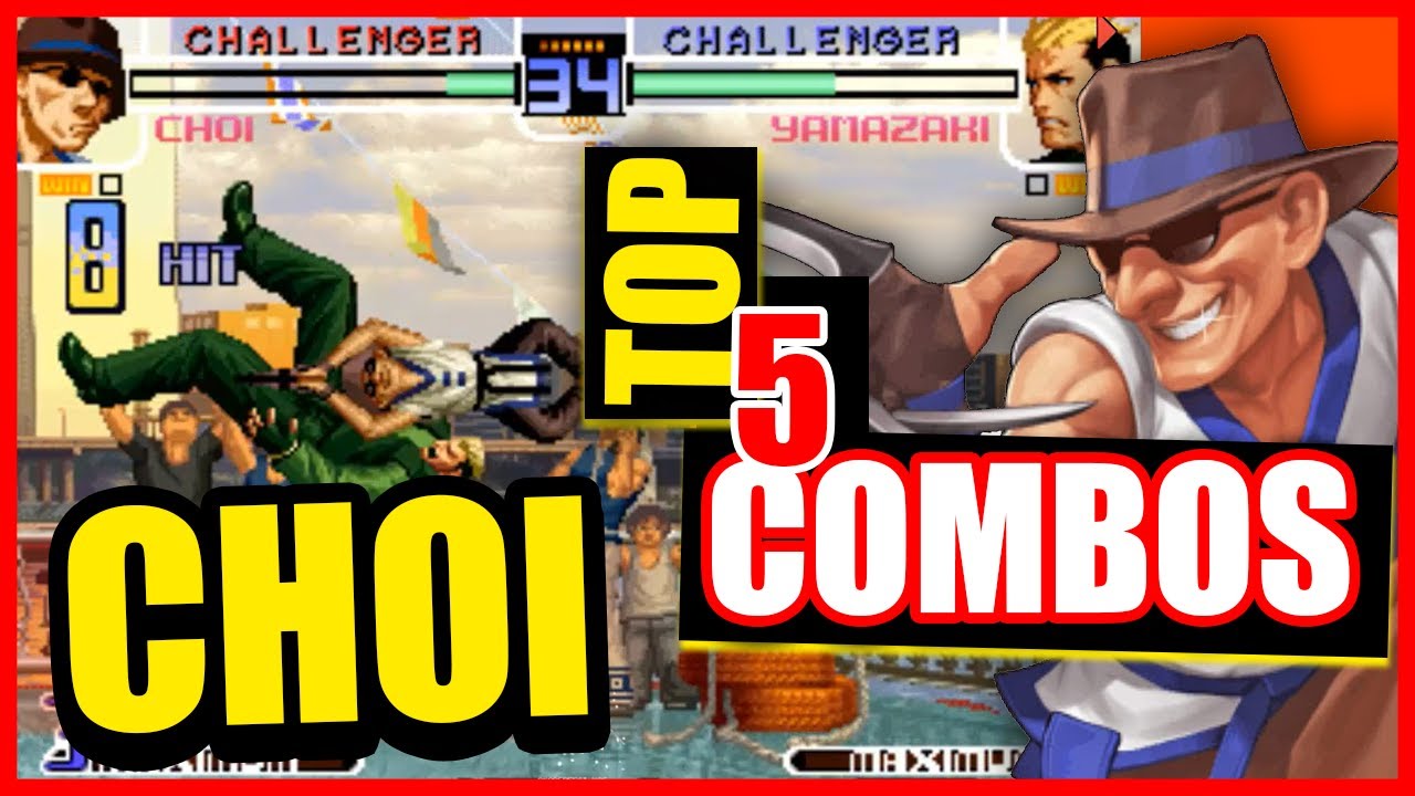 ESTOS SON LOS 5 MEJORES COMBOS DE CHOI😮EN KOF 2002 - YouTube