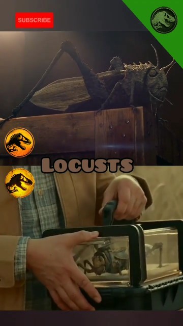 The locusts in Jurassic World Dominion and Jurassic World Chaos theory ...