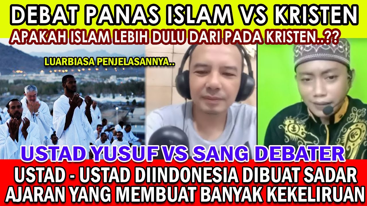 USTAD YUSUF PI (PEMBELA ISLAM) VS RUDI SANG DEBATERS | APAKAH ISLAM ...