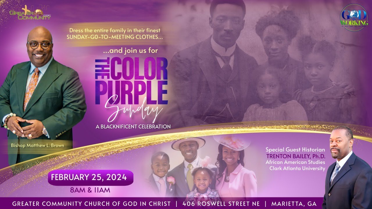The Gospel According to the Color Purple - Greater Community COGIC ...