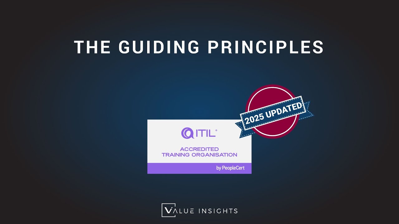 ITIL® 4 Foundation Exam Preparation Training | The Guiding Principles ...