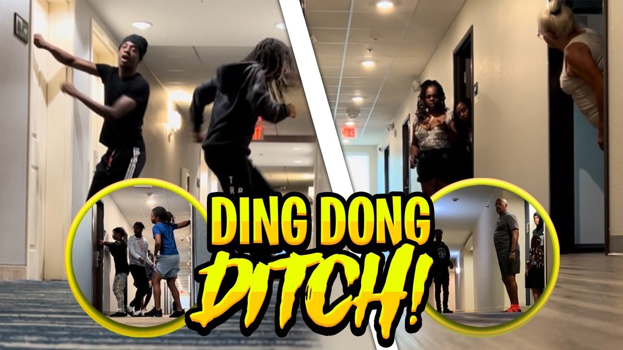 EXTREME DING DONG DITCH PART 38! **ANGRY KAREN LADY CALLS HOTEL ...