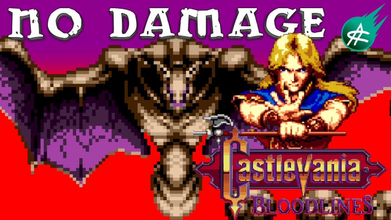 Castlevania Bloodlines - How to beat Gargoyle boss (No Damage, No Sub ...