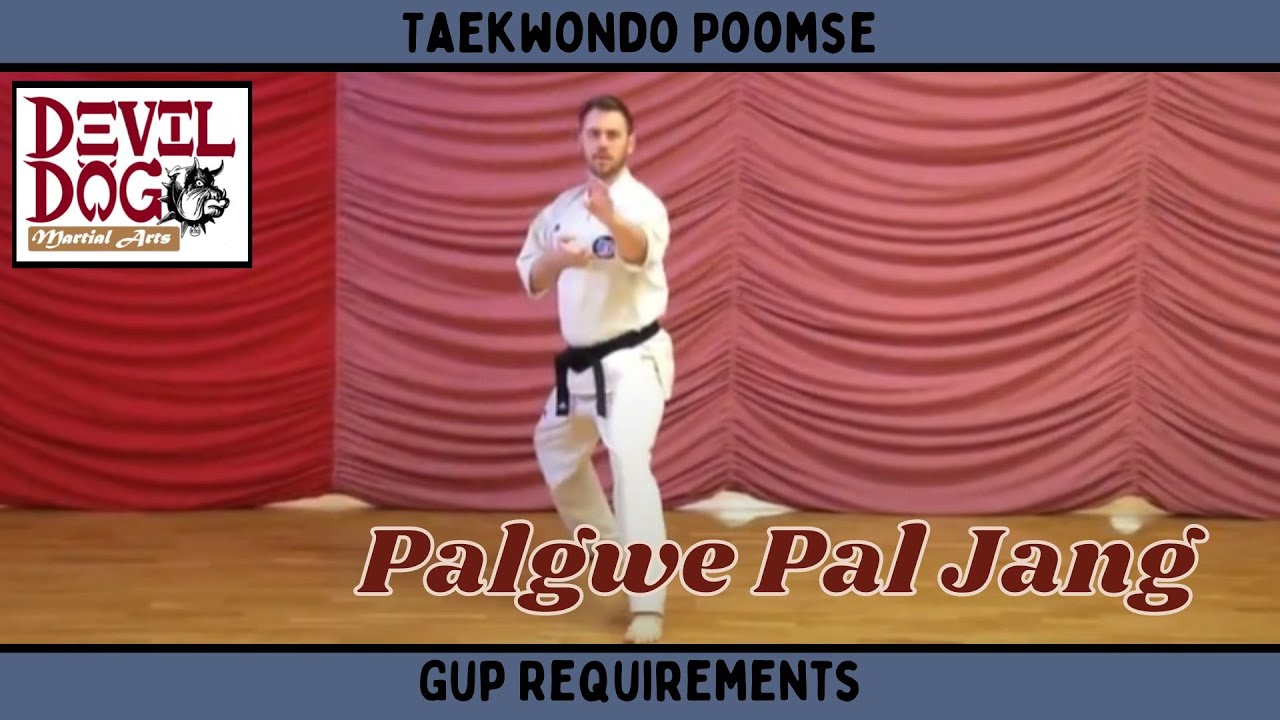 Palgwe Pal Jang WT Traditional Taekwondo Poomse - YouTube