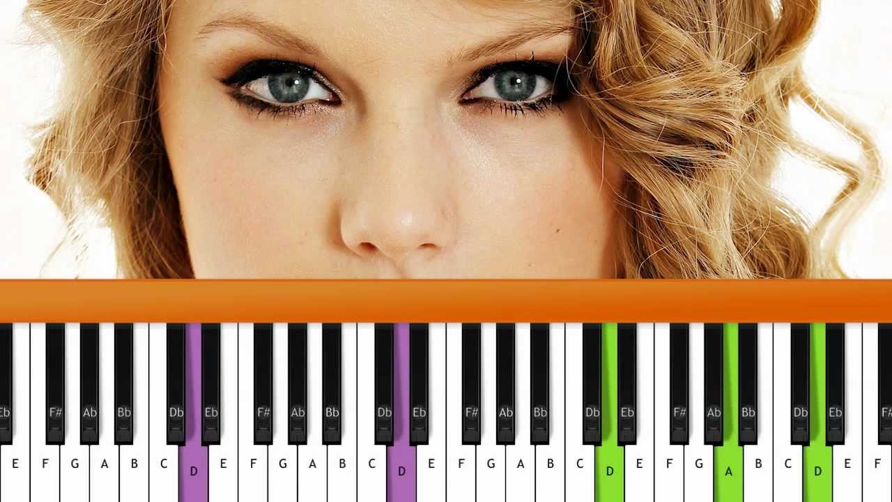 How To Play "22 "(Taylor Swift) Piano Tutorial - YouTube