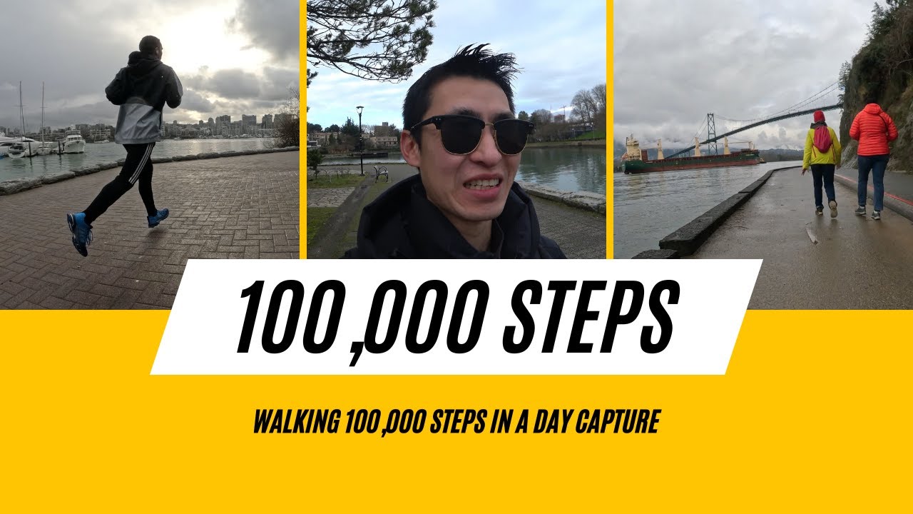 Walking 100,000 Steps In A Day Filming And Data Tests - YouTube