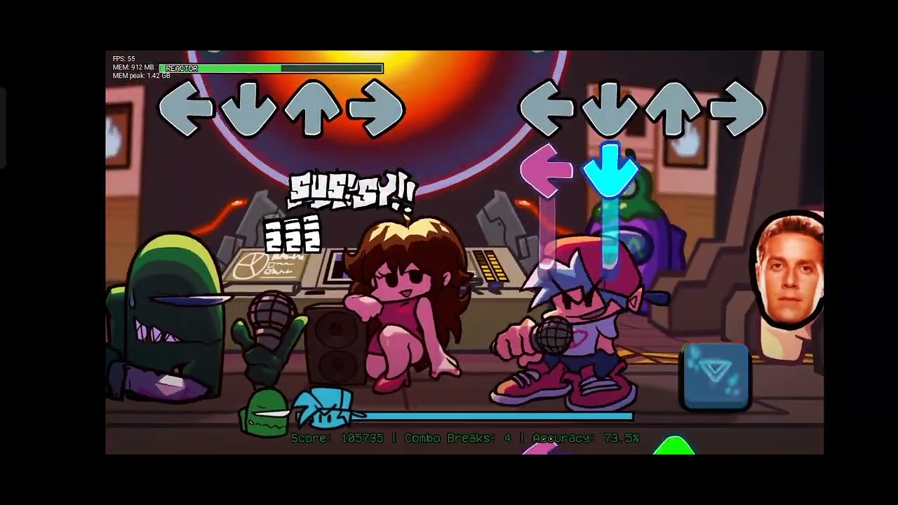 fnf mod Green imposter part 2 - YouTube