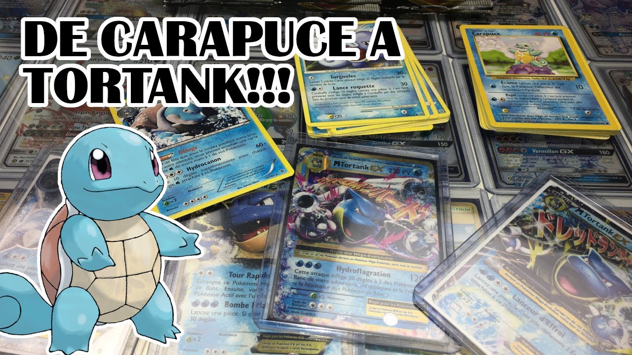 POKEMON CARAPUCE ET SES EVOLUTIONS DE COMMUNES A ULTRA RARES! DE ...