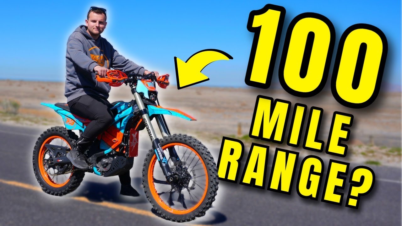 Can We Go 100 Miles With This Modded Surron Ultra Bee?? - YouTube