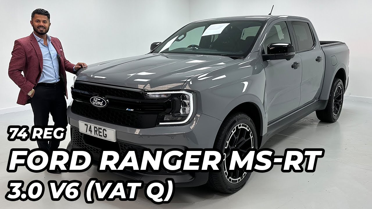 74 Reg Ford Ranger 3.0 V6 MS-RT (VAT Q) - YouTube