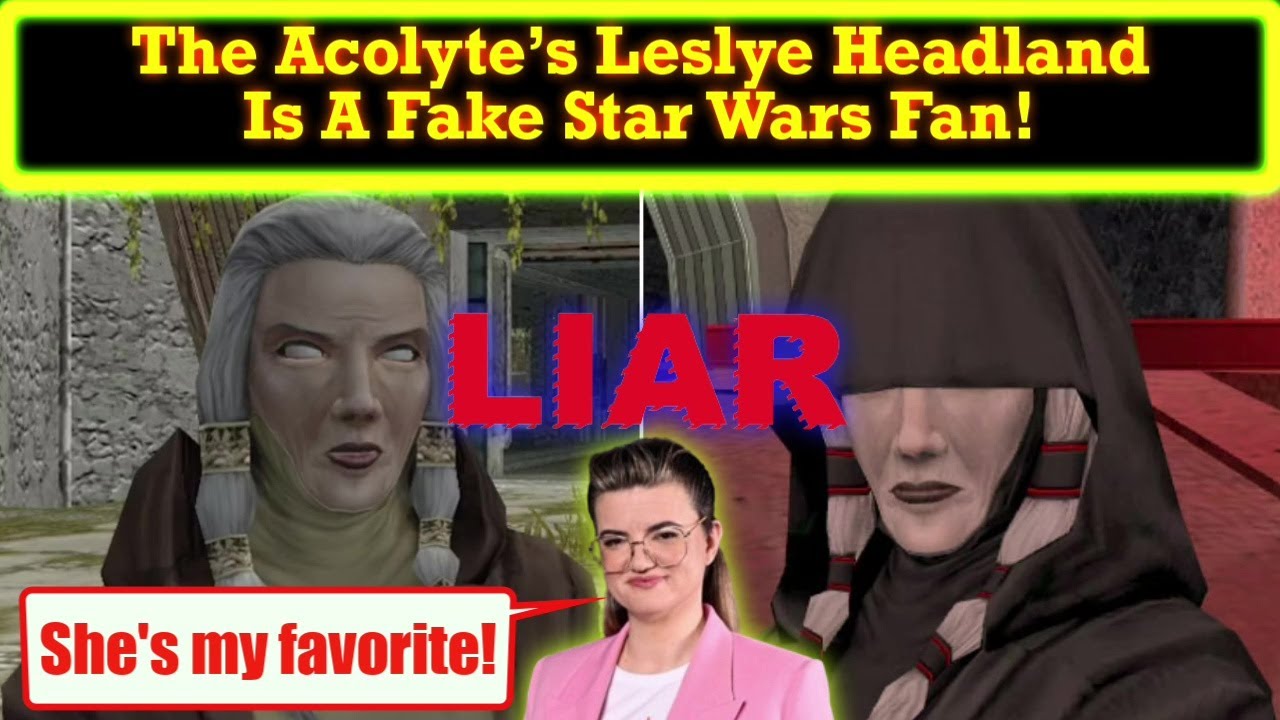 The Acolyte's Leslye Headland Reveals Again She's A FAKE Star Wars Fan ...