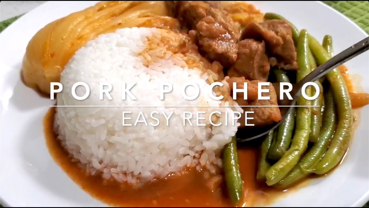 Pork Pochero (Pork Stew with Pork & Beans) - YouTube