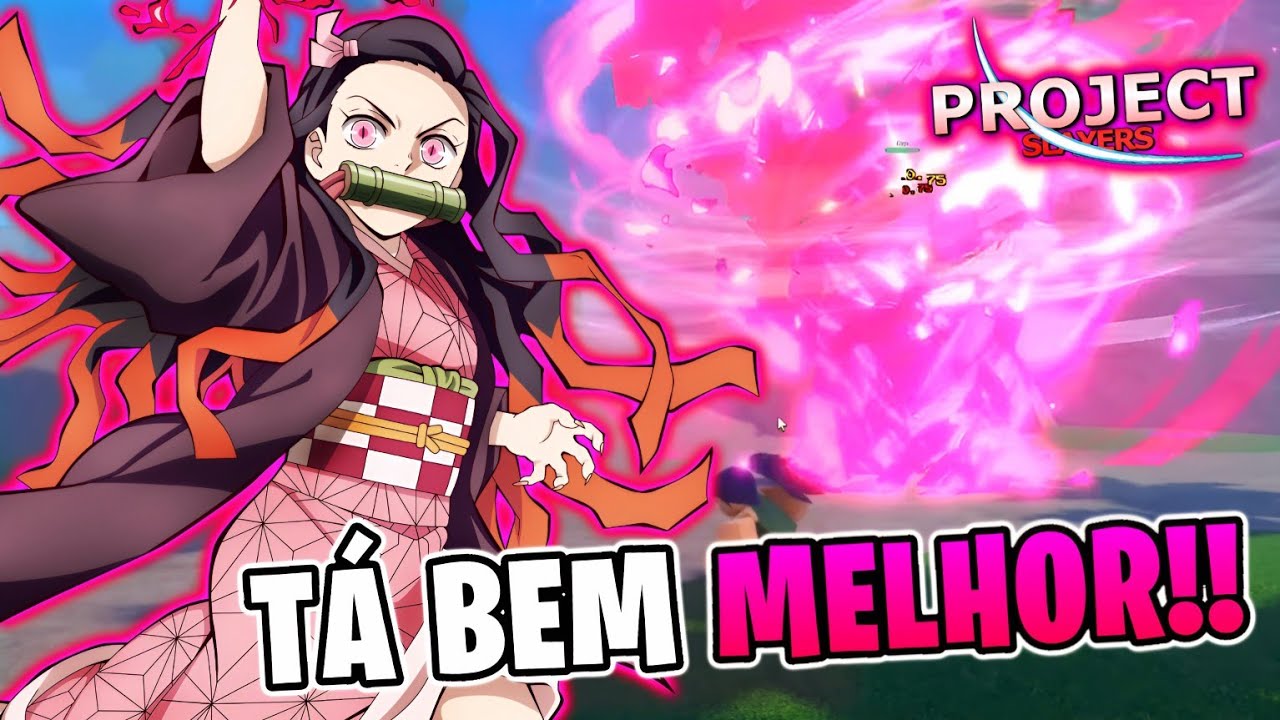 TÁ BEM MELHOR!! ESSA é a NOVA DEMON ART da NEZUKO do PROJECT SLAYERS 2 ...