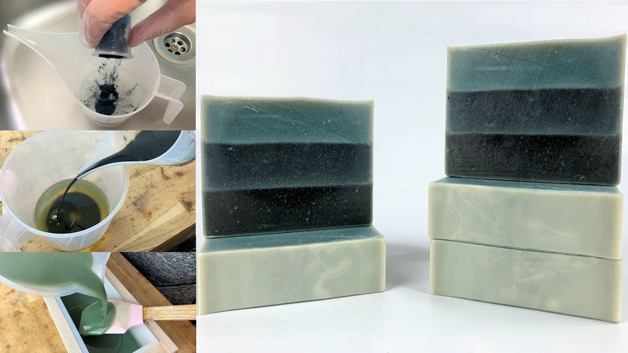 How to naturally colour cold process soap: Using Woad dye to create a ...