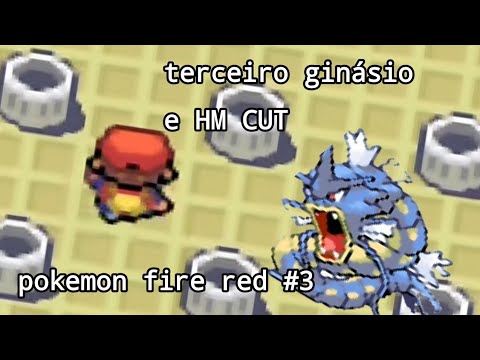 pokemon fire red #3 terceiro ginásio e HM CUT - YouTube