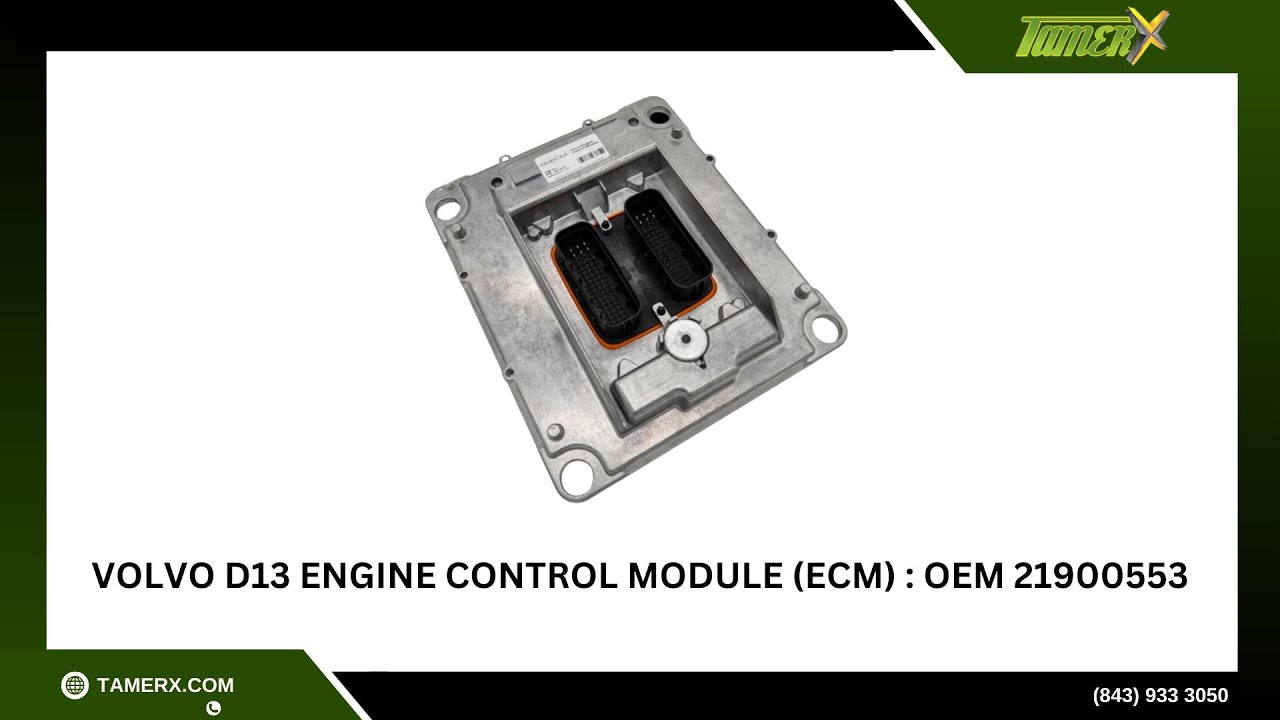 Volvo D13 Engine Control Module (ECM) : OEM 21900553 - YouTube