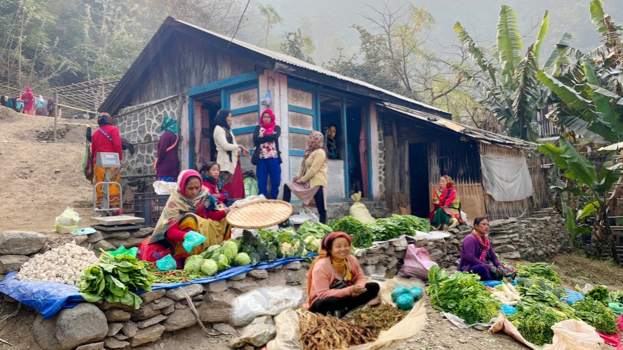 A Hub of Local Economy | Village Market Nepal 2023 | video - 51 ...