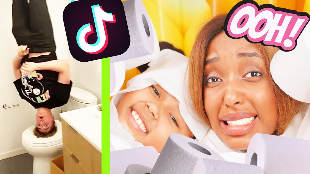 RÉACTION aux Pires TIK TOK WC & Toilettes ! (Try Not To Laugh Challenge ...