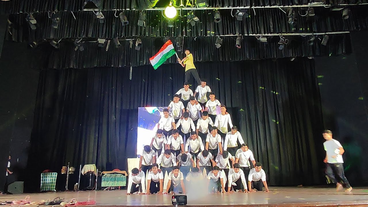 HUMAN PYRAMID 2K24 || GOLDEN VALLEY SCHOOL|| - YouTube
