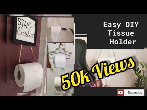 Easy DIY Tissue Holder | Using Recycled Materials To Make Things | 5 ...