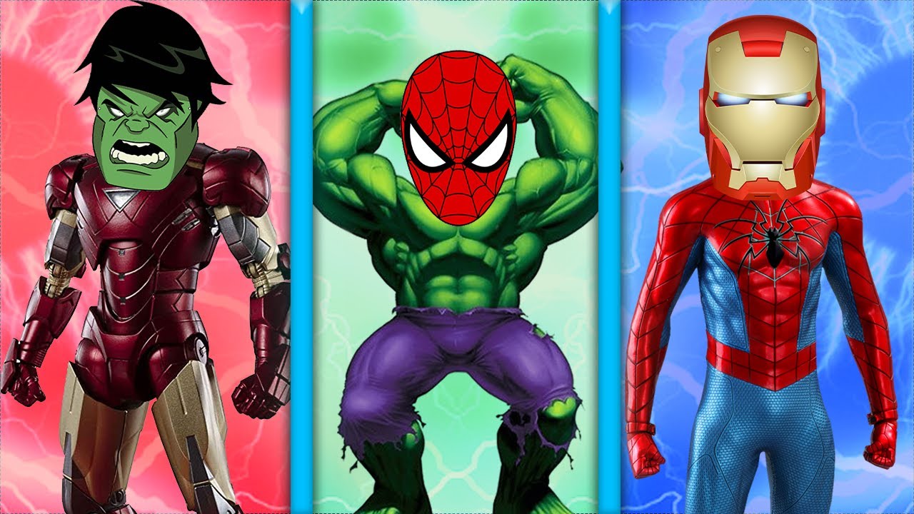 TEAM SPIDER-MAN In Real Life | Hulk | Captain America | Thanos | Match ...