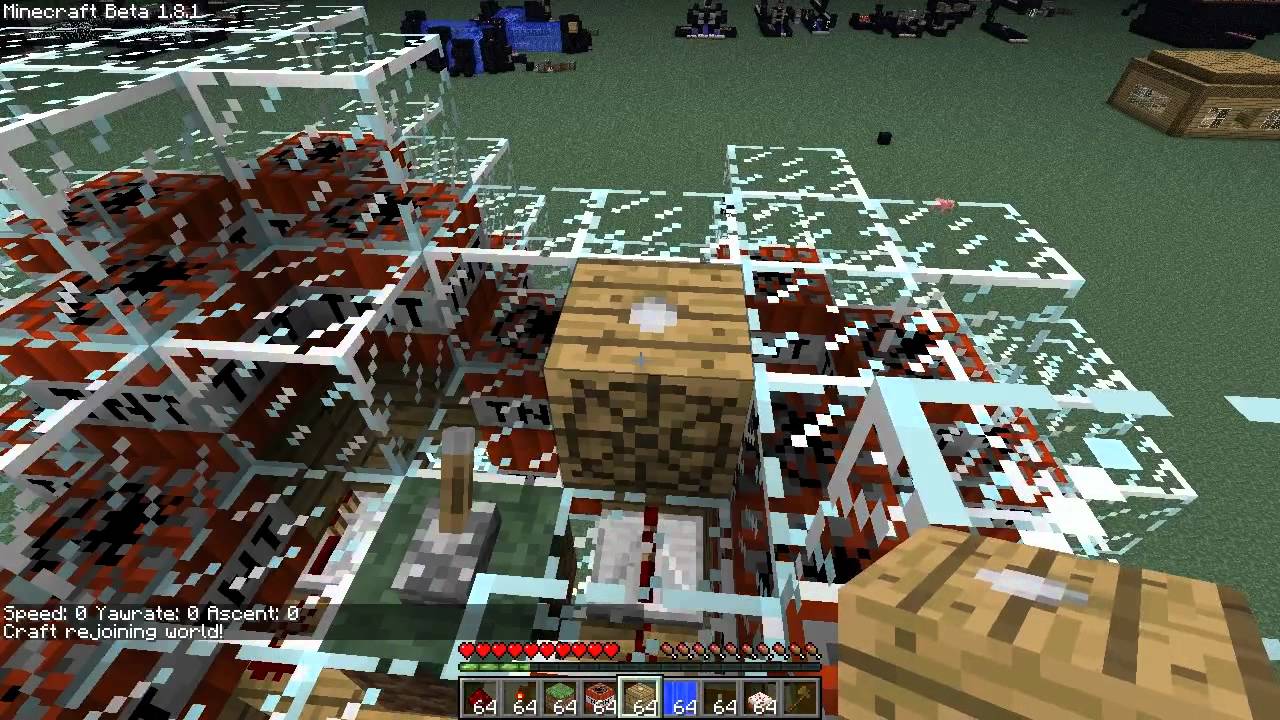 Minecraft - Kamikaze Air ship (TNT) - YouTube