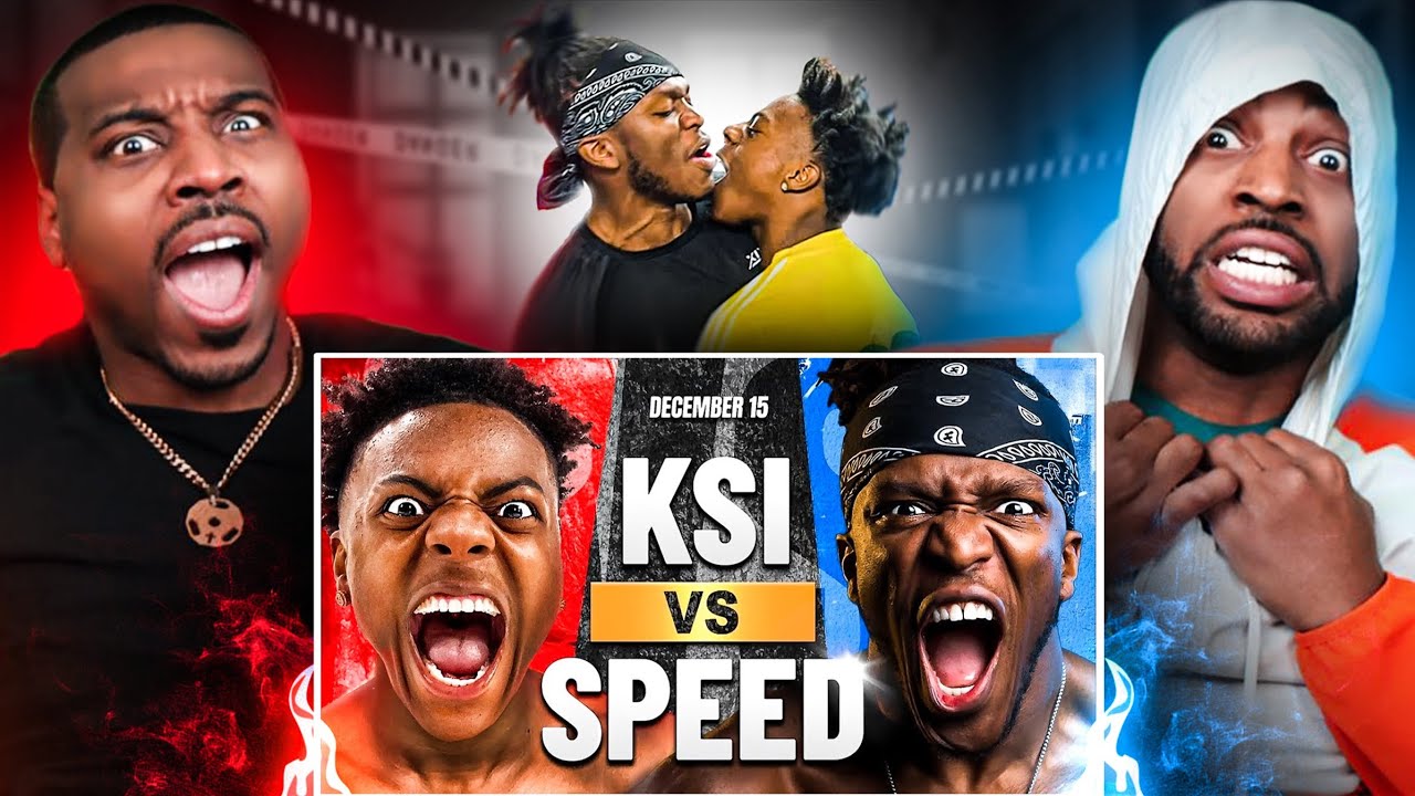 KSI VS SPEED BOXING MATCH🥊 (Reaction) HE START IT CRYING 😂😂 - YouTube