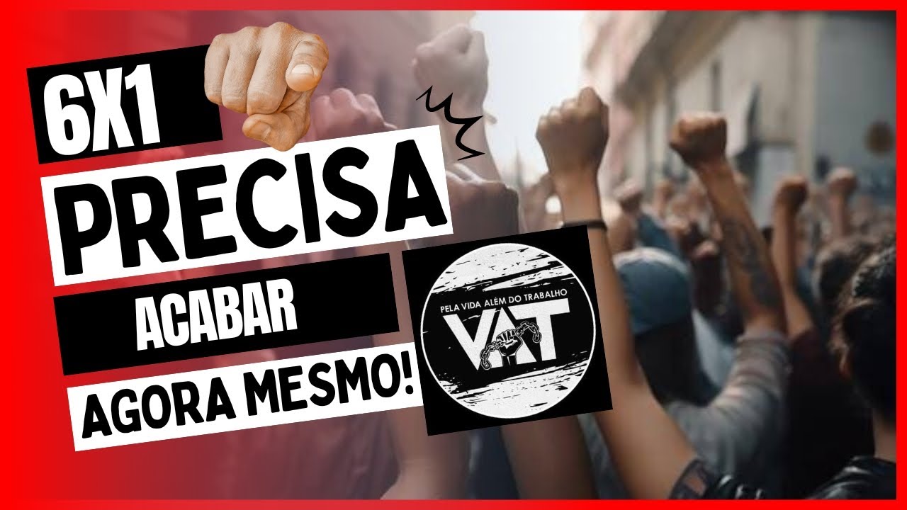 Pelo fim da escala 6x1 🏾 - YouTube