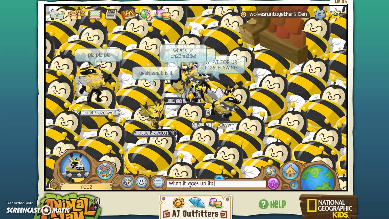 Animal Jam- Bee party - YouTube