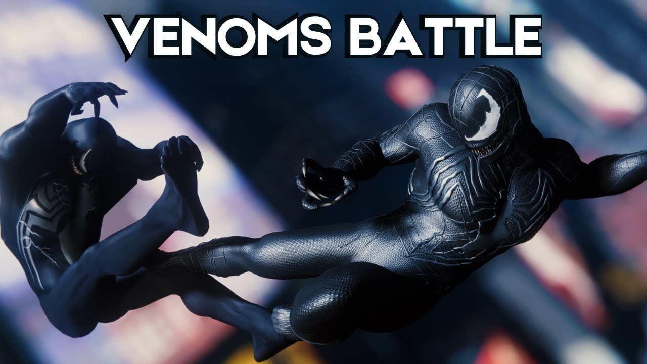 Venom vs VENOM Cinematic Bossfight in Marvel's Spider-Man Remastered ...