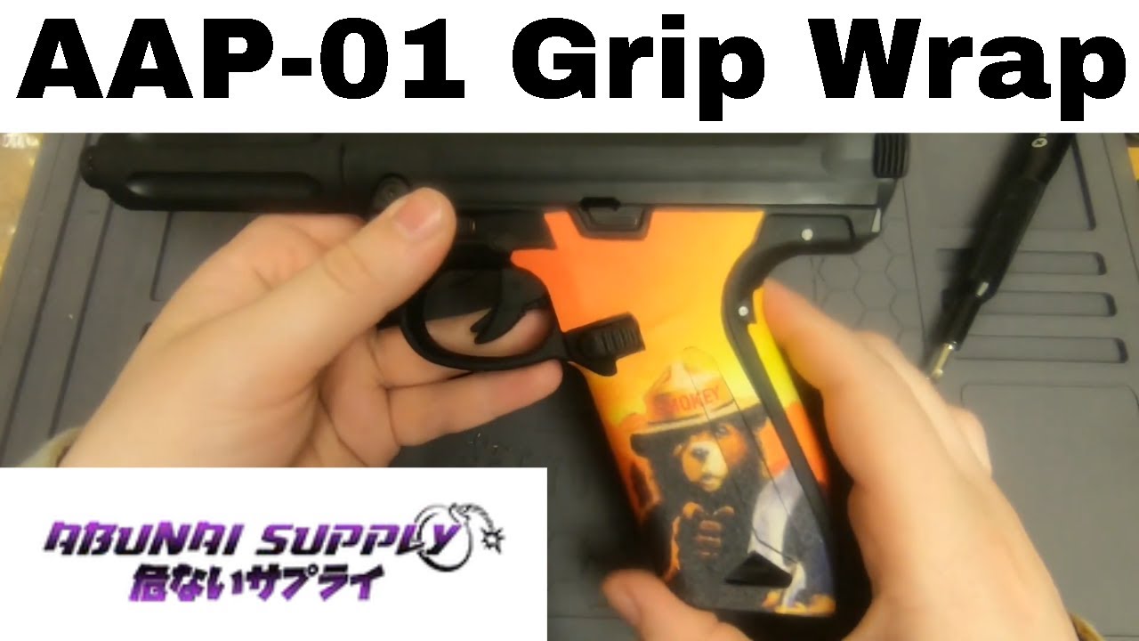 How to install AAP-01 Abunai Supply Grip Wrap | Airsoft toy tech guide ...