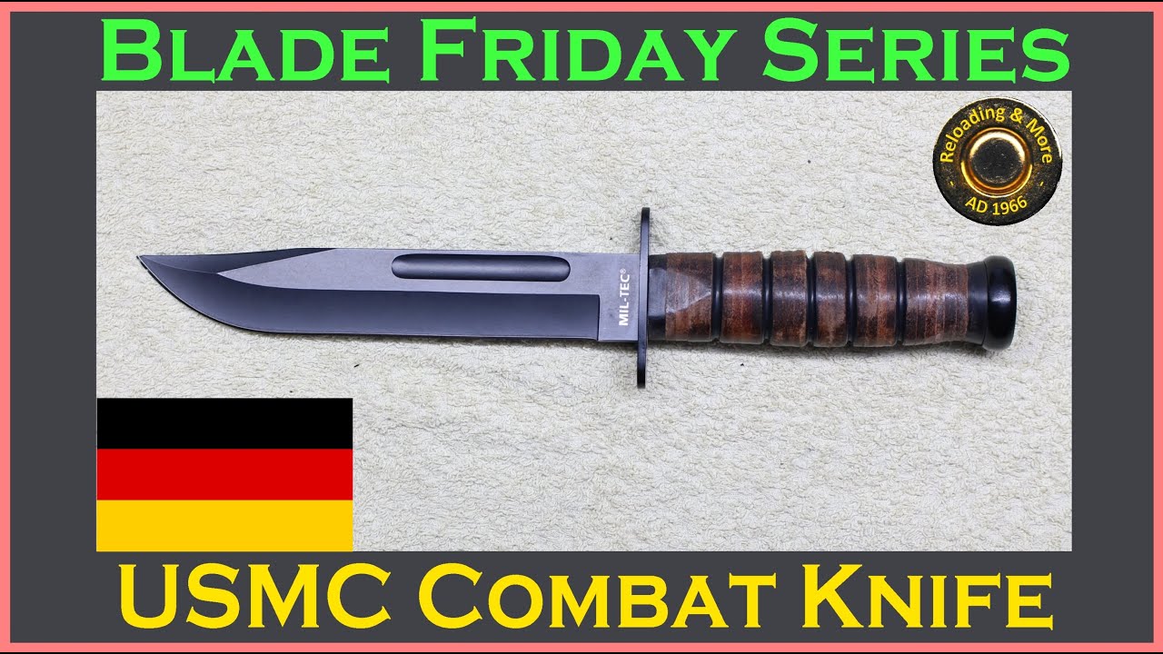 Mil-Tec USMC Combat Knife - item 15367000 - #bladefriday Knife review ...