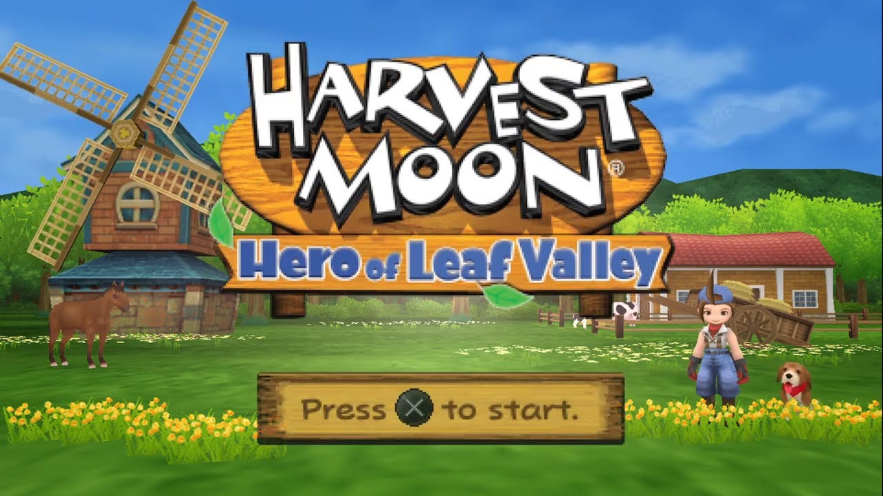 Harvest Moon Hero of Leaf Valley - PSP - Gameplay - YouTube