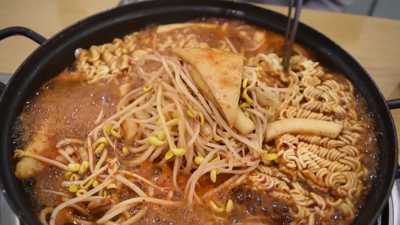 Korean Food - tteokbokki (cat kitchen)(Daily log) - YouTube