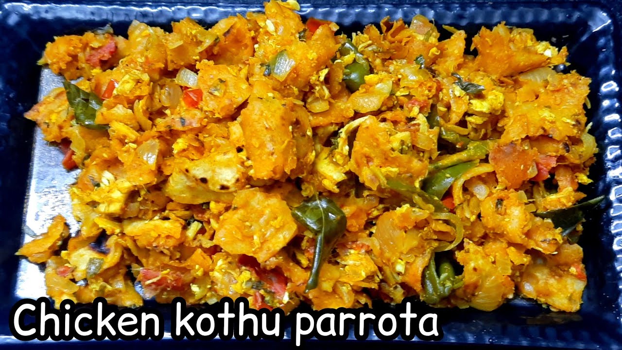 Chicken kothu parrota /kothu parrota/Delicious 😋👌Street Style kothu ...