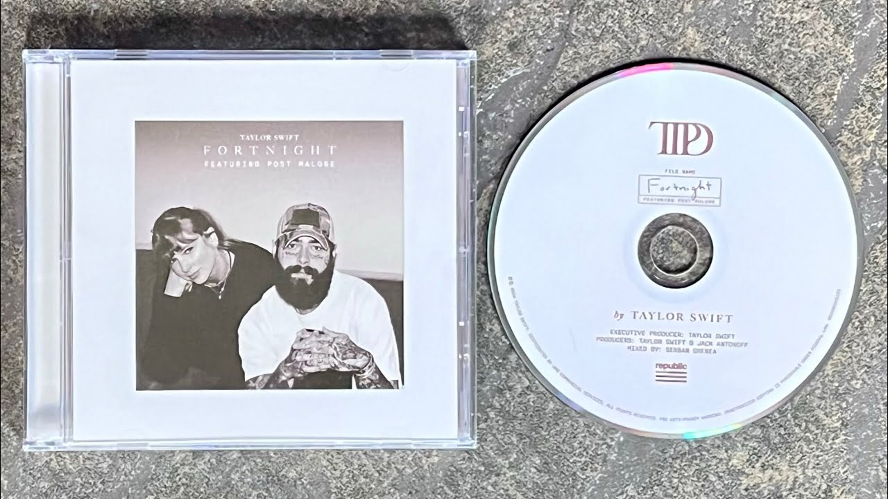 Taylor Swift feat. Post Malone | Fortnight | Single CD Unboxing - YouTube