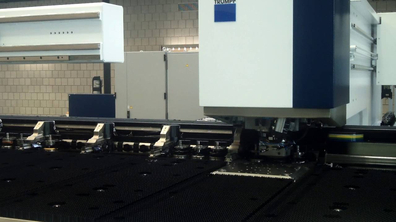TRUMPF | TruPunch 5000 Demonstration - YouTube