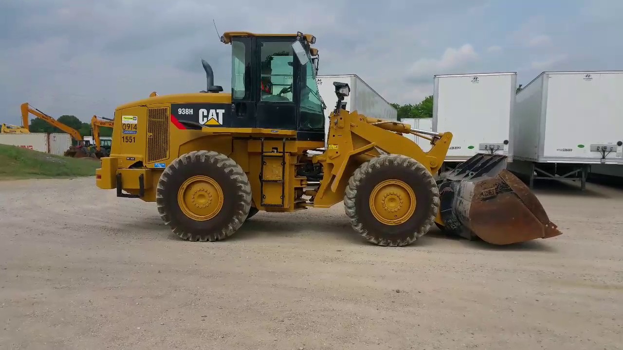 CAT 938H Wheel Loader - YouTube