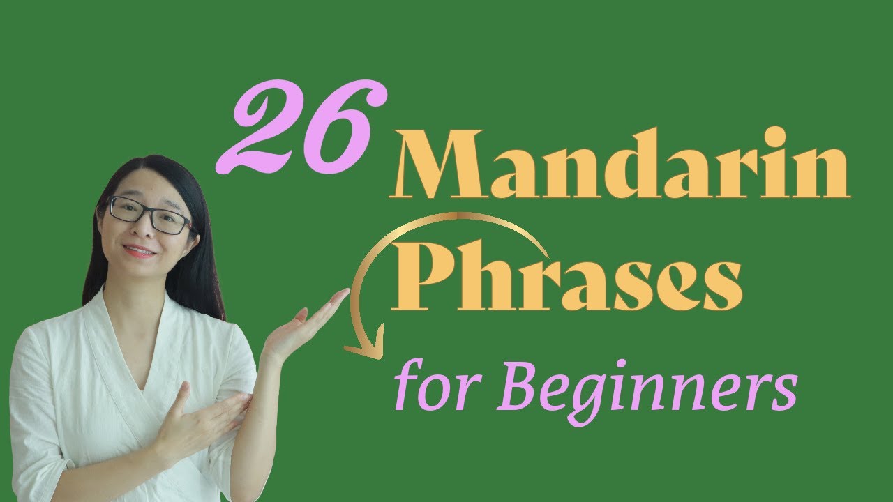 26 Essential Mandarin Phrases for Beginners - YouTube