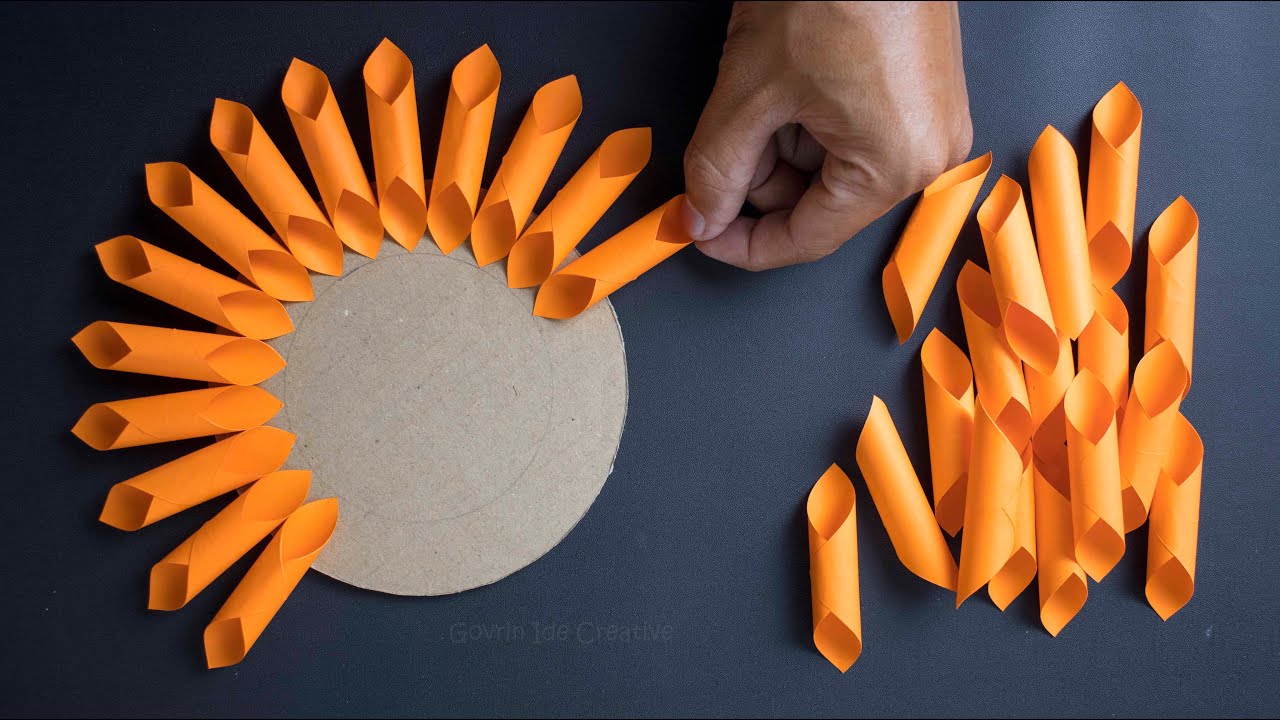 2 Beautiful Paper Wall Hanging / Paper Craft For Home Decoration / DIY ...