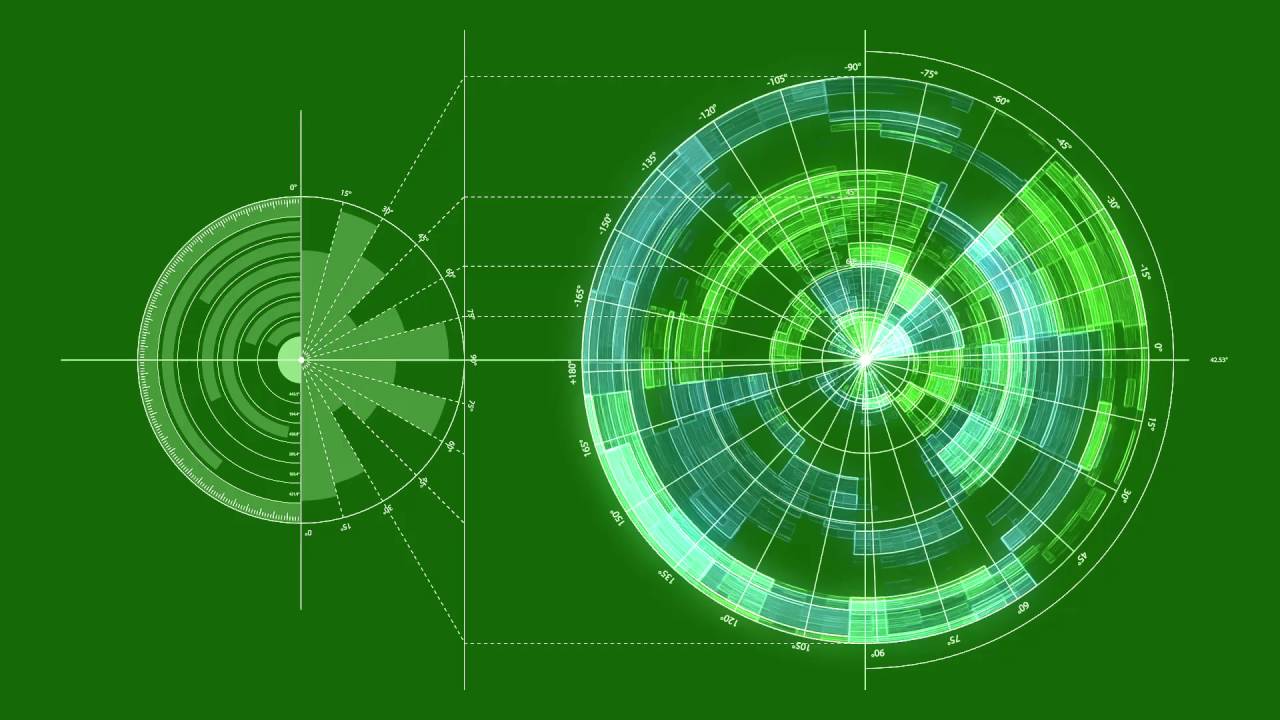 Circle Projection Element Green Screen - YouTube