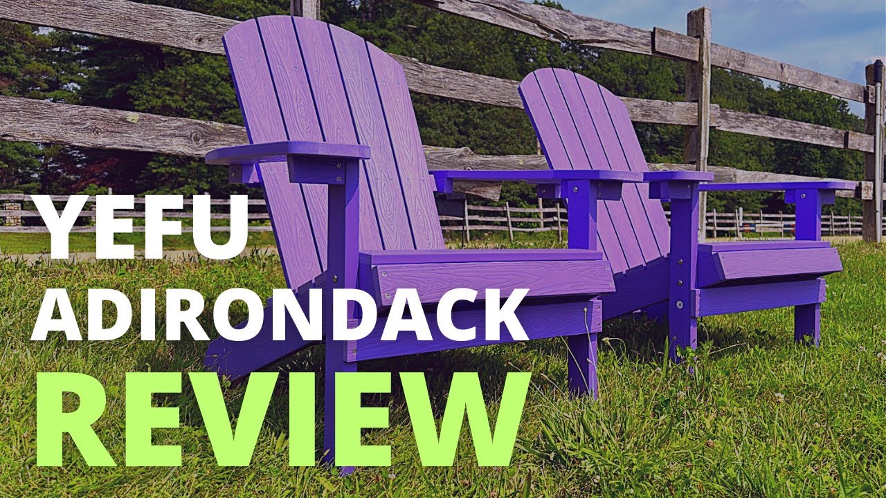 YEFU Adirondack Chair Review | Best Plastic Adirondack Chair? | Modern ...