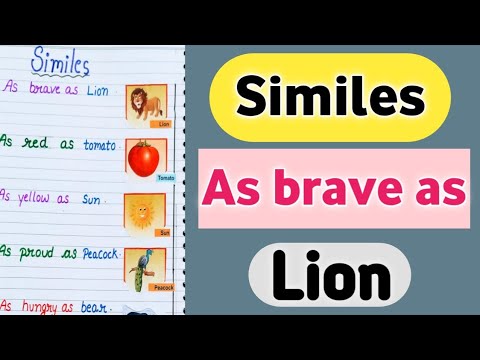similes ! figure of speech in english grammar. - YouTube