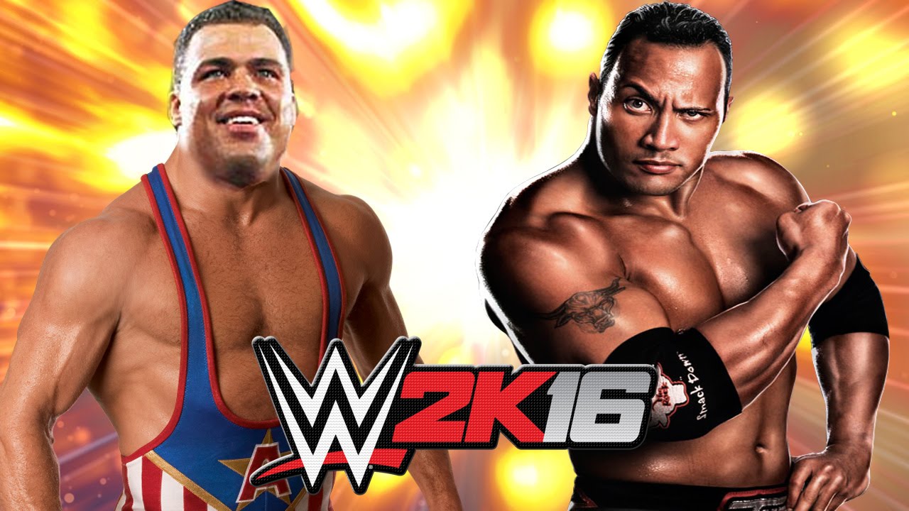 Kurt Angle vs The Rock - YouTube