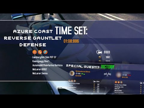 Asphalt 8 | Azure Coast Reverse Gauntlet Defense w/ bonus race!? - YouTube