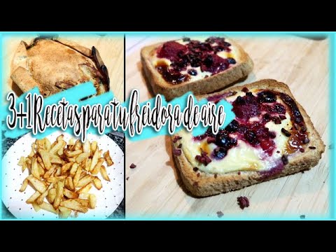 3⃣ + 1⃣ RECETAS PARA TU FREIDORA DE AIRE | ⏱24 H COCINANDO EN FREIDORA SIN ACEITE FRYCOOK ...