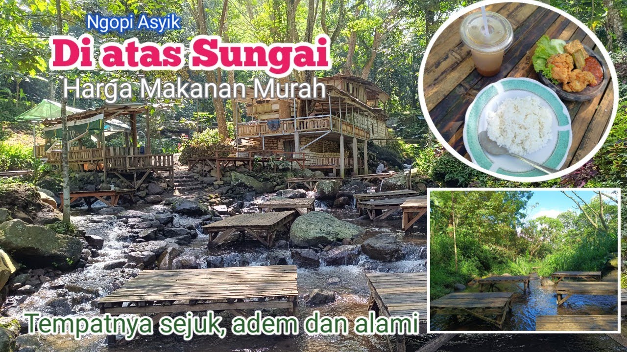 Warung Mas Doyok Trawas || Ngopi Asyik di Atas Sungai - YouTube