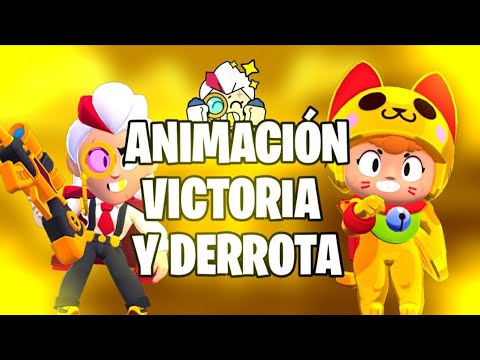 Animación de Victoria y Derrota de los nuevos brawlers y las nuevas ...