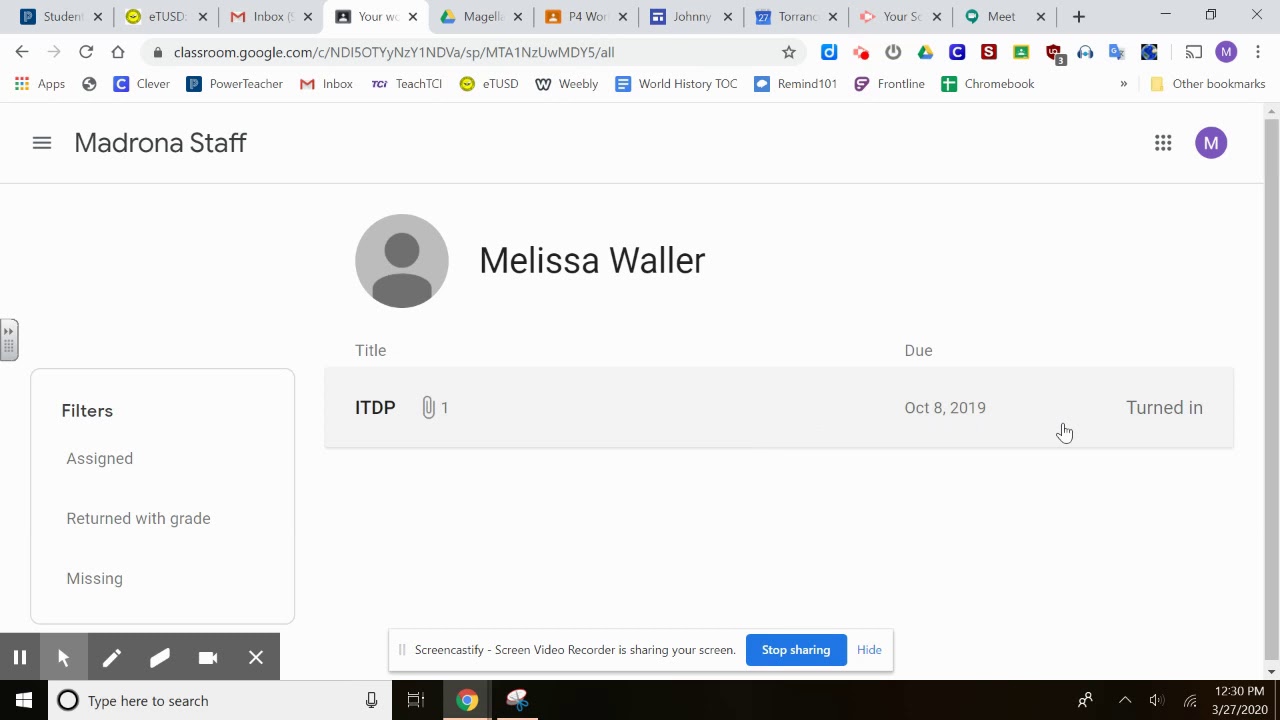 Check for Missing Work - YouTube