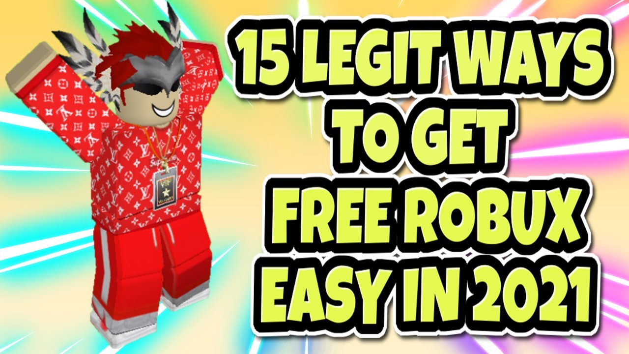 How To Get FREE Robux 2021 (100% Legit!) - YouTube